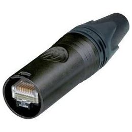 Neutrik NE8MX6-B RJ45 etherCON CAT6 A Steckverbinder NE8MX6-B Stecker, gerade Pole: 8P8C Schwarz 1 St.
