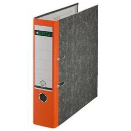 Leitz Ordner 1080 DIN A4 R&uuml;ckenbreite: 80 mm Orange Wolkenmarmor 2 B&uuml;gel 10805045