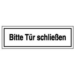 SafetyMarking 11.5810 Hinweisschild Bitte T&uuml;r schlie&szlig;en Aluminium (B x H) 250 mm x 150 mm 1 St.