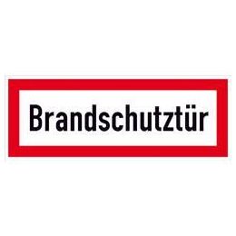 SafetyMarking 11.2544 Hinweisschild Brandschutzt&uuml;r Aluminium (B x H) 297 mm x 105 mm 1 St.