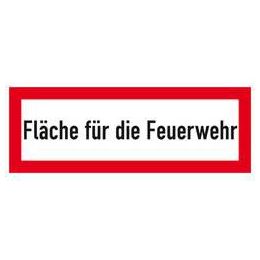 SafetyMarking 11.2654 Hinweisschild Fl&auml;che f&uuml;r die Feuerwehr Aluminium (B x H) 594 mm x 210 mm 1 St.