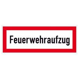 SafetyMarking 21.2634 Hinweisschild Feuerwehraufzug Folie selbstklebend (B x H) 297 mm x 105 mm 1 St.