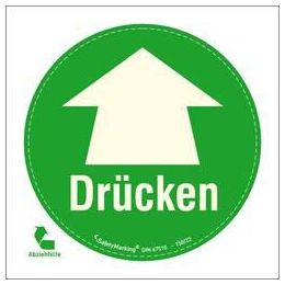 T&uuml;rschild Dr&uuml;cken Folie selbstklebend (&Oslash;) 100 mm 100 mm DIN 67510-4 1 St.