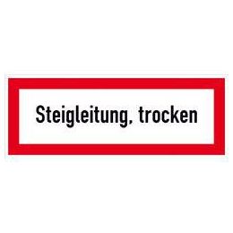 SafetyMarking 21.2619 Hinweisschild Steigleitung, trocken Folie selbstklebend (B x H) 297 mm x 105 mm 1 St.