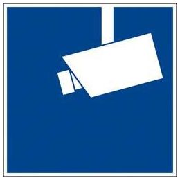 SafetyMarking 21.G5010 Hinweisschild Video&uuml;berwachung Folie selbstklebend (B x H) 150 mm x 150 mm 1 St.