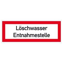 SafetyMarking 21.2580 Hinweisschild L&ouml;schwasser Entnahmestelle Folie selbstklebend (B x H) 297 mm x 105 mm 1 St.