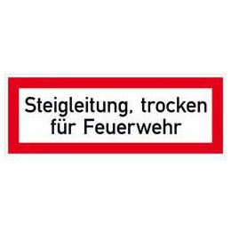 SafetyMarking 21.2880 Hinweisschild Steigleitung, trocken Folie selbstklebend (B x H) 210 mm x 74 mm 1 St.
