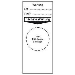 SafetyMarking 30.0936 Grundplakette Wartung am...durch&hellip; Folie selbstklebend 4 St.