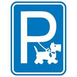 SafetyMarking 11.5348 Hinweisschild Hundeparkplatz Aluminium (B x H) 150 mm x 200 mm 1 St.