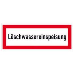 SafetyMarking 11.2578 Hinweisschild L&ouml;schwassereinspeisung Aluminium (B x H) 297 mm x 105 mm 1 St.