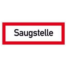 SafetyMarking 11.2582 Hinweisschild Saugstelle Aluminium (B x H) 297 mm x 105 mm 1 St.