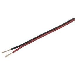 TRU COMPONENTS 1565746 Lautsprecherkabel 2 x 0.8 mm&sup2; Rot, Schwarz 100 m
