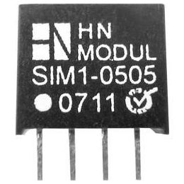 HN Power SIM1-0503-SIL4 DC/DC-Wandler, Print 5 V/DC 3 V/DC 300 mA 1 W Anzahl Ausg&auml;nge: 1 x Inhalt 1 St.