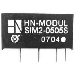 HN Power SIM2-0505S-SIL7 DC/DC-Wandler, Print 5 V/DC 5 V/DC 400 mA 2 W Anzahl Ausg&auml;nge: 1 x Inhalt 1 St.