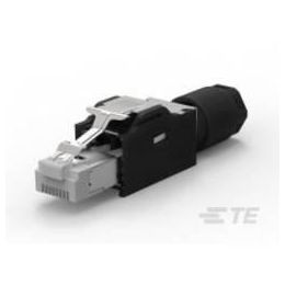 TE Connectivity RJ45-Steckverbinder 2120892-1 Stecker, gerade Polzahl Sensoren 8P8C Schwarz 1 St.