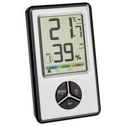 TFA Dostmann TFA - Thermo-Hygrometer - digital - Silber Funk-Thermo-/Hygrometer Wei&szlig; 30.5045.54