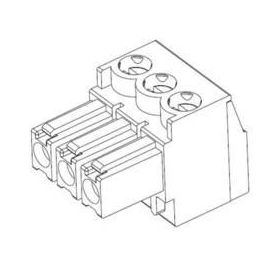 TE Connectivity Stiftgeh&auml;use-Kabel Polzahl Gesamt 2 Rasterma&szlig;: 3.50 mm 284506-2 1 St.