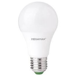 Megaman MM21127 LED EEK F (A - G) E27 Gl&uuml;hlampenform 9 W = 60 W Warmwei&szlig; (&Oslash; x L) 60 mm x 110 mm dimmbar 1 St.