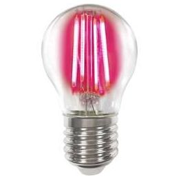 LightMe LM85314 LED EEK G (A - G) E27 Tropfenform 4 W Rot (&Oslash; x L) 45 mm x 77 mm Filament 1 St.