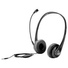 HP T1A66AA Over Ear Headset kabelgebunden Stereo Schwarz Mikrofon-Rauschunterdr&uuml;ckung Lautst&auml;rkeregelung Computer