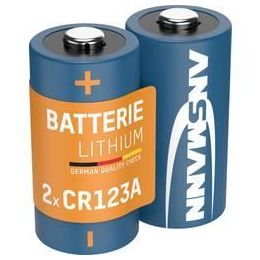 Ansmann CR17335 Fotobatterie CR-123A Lithium 1375 mAh 3 V 2 St.