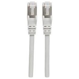 Intellinet 317139 RJ45 Netzwerkkabel, Patchkabel CAT 6a S/FTP 1.50 m Grau Folienschirm, Geflechtschirm, Halogenfrei 1 St.