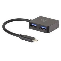 Renkforce RF-3754006 USB-Hub 4 Port USB-A USB 3.0 5 GBit/s Schwarz