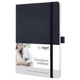 Sigel CONCEPTUM&reg; CO309 Notizbuch Punktraster Schwarz Anzahl der Bl&auml;tter: 97 DIN A5