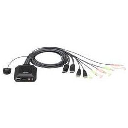 ATEN CS22DP-AT KVM-Umschalter DisplayPort&reg; 4096 x 2160 Pixel