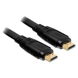 Delock HDMI Anschlusskabel HDMI-A Stecker, HDMI-A Stecker 2.00 m Schwarz 82670 4K UHD HDMI-Kabel