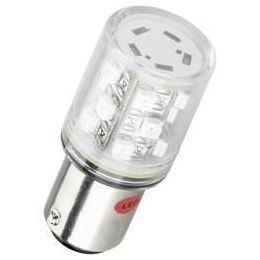 Barthelme 52162411 LED-Lampe Rot BA15d 230 V/AC 5 lm