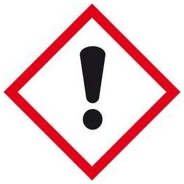 SafetyMarking 31.B1039 GHS-Gefahrenpiktogramm 07 Ausrufezeichen, Hygiene und Abstand Folie selbstklebend (B x H) 37 mm x 37 mm 500 St.
