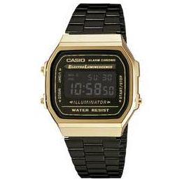 Casio Quarz Armbanduhr A168WEGB-1BEF (L x B x H) 38.6 x 36.3 x 9.6 mm Gold Geh&auml;usematerial=Harz Material (Armband)=Edelstahl