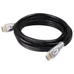 club3D HDMI Anschlusskabel HDMI-A Stecker, HDMI-A Stecker 5.00 m Schwarz CAC-2312 4K UHD, Flammwidrig HDMI-Kabel