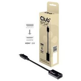 club3D CAC-1080 DisplayPort Adapter [1x DisplayPort Stecker - 1x HDMI-Buchse] Schwarz 0 m