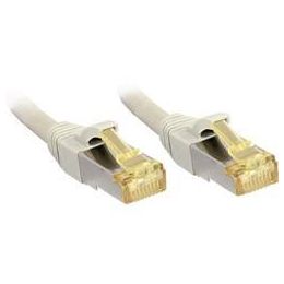 LINDY 47266 RJ45 Netzwerkkabel, Patchkabel CAT 6a (Rohkabel CAT 7) S/FTP 5.00 m Grau mit Rastnasenschutz 1 St.