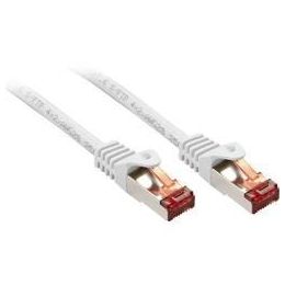 LINDY 47382 RJ45 Netzwerkkabel, Patchkabel CAT 6 S/FTP 1.00 m Wei&szlig; 1 St.