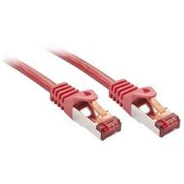 LINDY 47364 RJ45 Netzwerkkabel, Patchkabel CAT 6 S/FTP 2.00 m Rot 1 St.