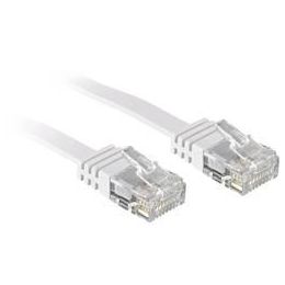 LINDY 47504 RJ45 Netzwerkkabel, Patchkabel CAT 6 U/UTP 5.00 m Wei&szlig; mit Rastnasenschutz 1 St.