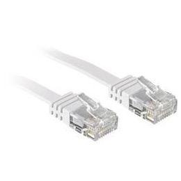 LINDY 47502 RJ45 Netzwerkkabel, Patchkabel CAT 6 U/UTP 2.00 m Wei&szlig; mit Rastnasenschutz 1 St.