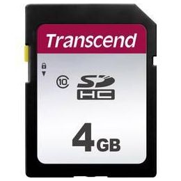 Transcend Premium 300S SDHC-Karte 4 GB Class 10, UHS-I, UHS-Class 1