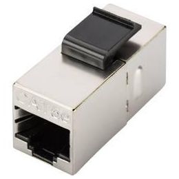 Digitus RJ45 / RJ45-Kupplung Netzwerk Adapter CAT 5e [1x RJ45-Buchse, RJ45-Buchse 8p8c - 1x RJ45-Buchse, RJ45-Buchse 8p8c] Nickel