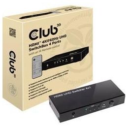 club3D CSv-1370 4 Port HDMI-Switch 4096 x 2160 Pixel