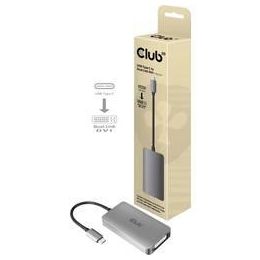club3D CAC-1510 USB-C&reg; / DVI Adapter [1x USB-C&reg; Stecker - 1x DVI-Buchse 24+5pol.] Aluminium 0 m