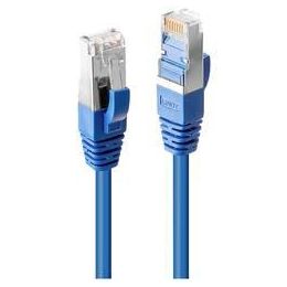 LINDY 45641 RJ45 Netzwerkkabel, Patchkabel CAT 6 S/STP 0.50 m Blau 1 St.