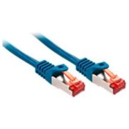 LINDY 47353 RJ45 Netzwerkkabel, Patchkabel CAT 6 S/FTP 1.50 m Blau 1 St.