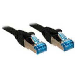 LINDY 47175 RJ45 Netzwerkkabel, Patchkabel CAT 6a S/FTP 0.30 m Schwarz 1 St.