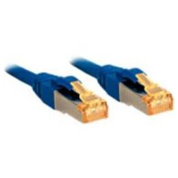 LINDY 47275 RJ45 Netzwerkkabel, Patchkabel CAT 6 S/FTP 0.30 m Blau 1 St.