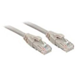 LINDY 48007 RJ45 Netzwerkkabel, Patchkabel CAT 6 U/UTP 10.00 m Grau 1 St.