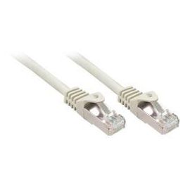 LINDY 48394 RJ45 Netzwerkkabel, Patchkabel CAT 5e F/UTP 5.00 m Grau mit Rastnasenschutz 1 St.